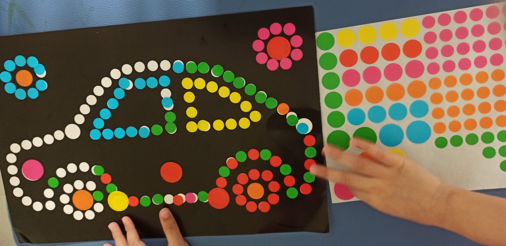 Easy Dot Art Stickers, Art And Craft For Toddlers - Tater Tots Co.