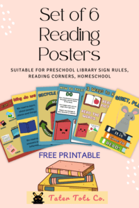 6 Free Preschool Reading Posters That Can Transform Your Reading Space ...