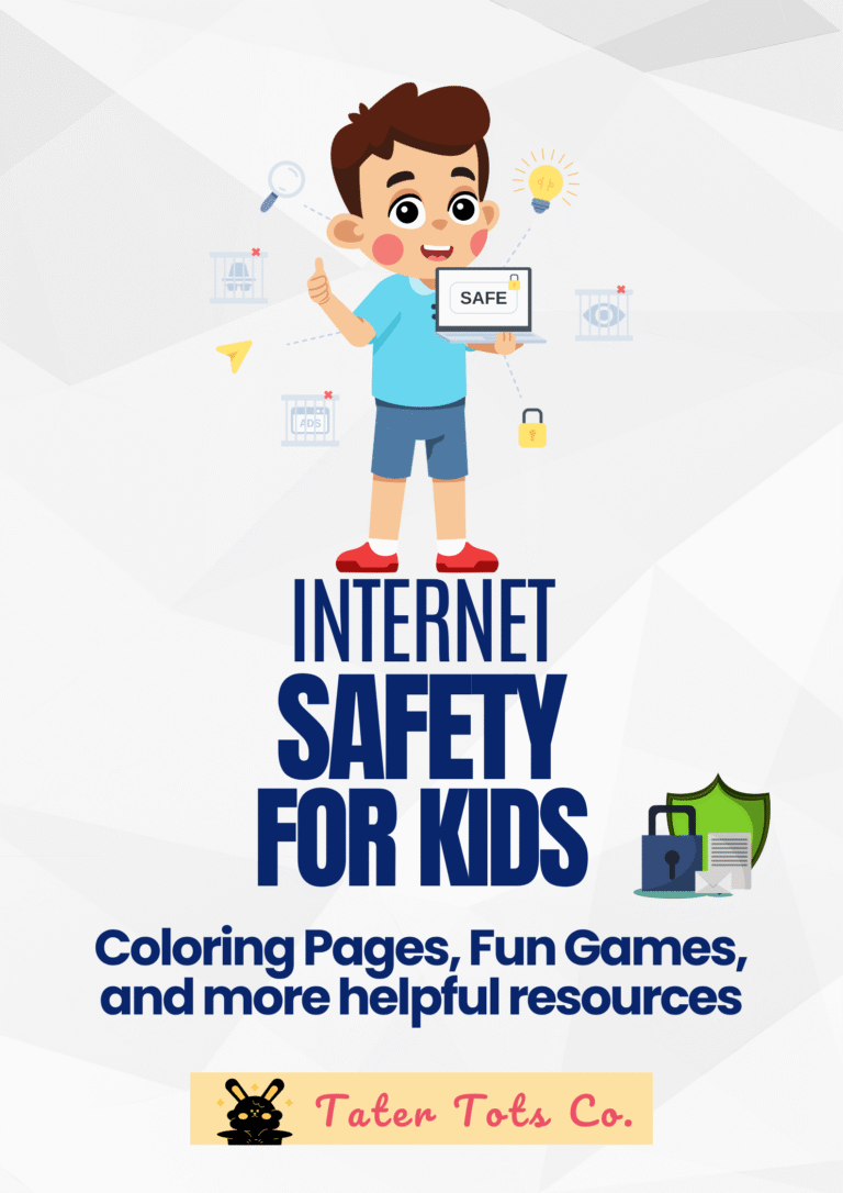 Internet Safety For Kids: Fun Games, Free Coloring Pages, And Helpful ...